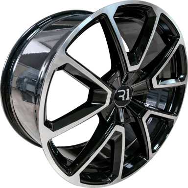 Paquete de 4 Rines 24X10 6-139.7 R1 SPORT Mod: R1678 ET31 CB78.1 BLACK ...