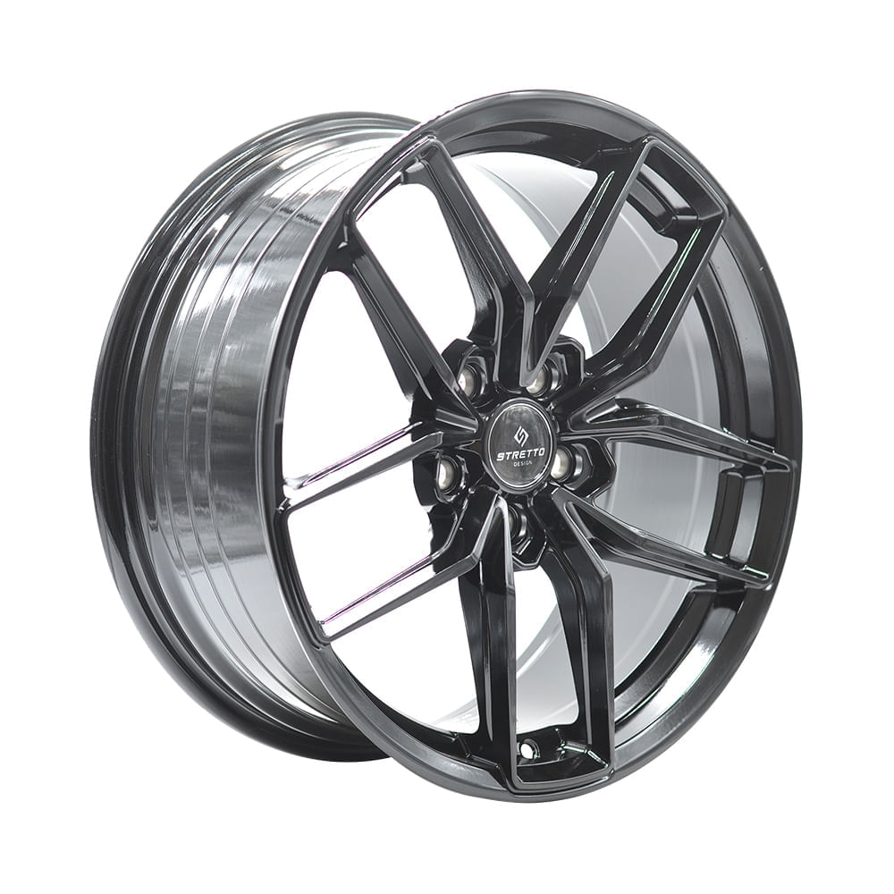 Paquete de 4 Rines20X9 5-120 STRETTO Mod: FC5605 ET35 CB73.1 GLOSS ...